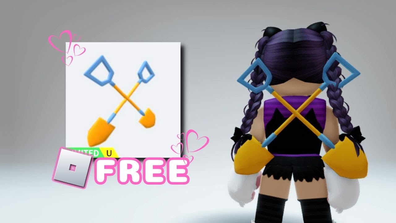 COOL! GET THIS NEW FREE ROBLOX DOUBLE SHOVEL BACK BLING ITEM NOW ...