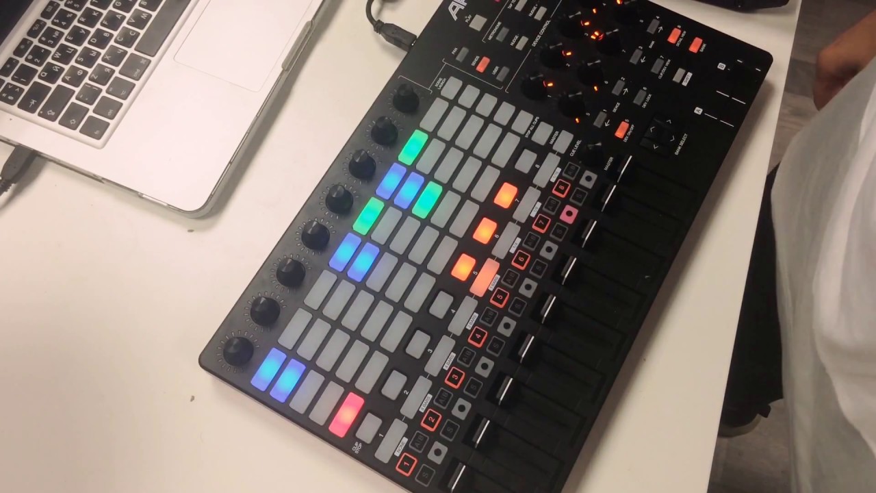 Old school dub mixing on Akai APC40 Mk2 - YouTube