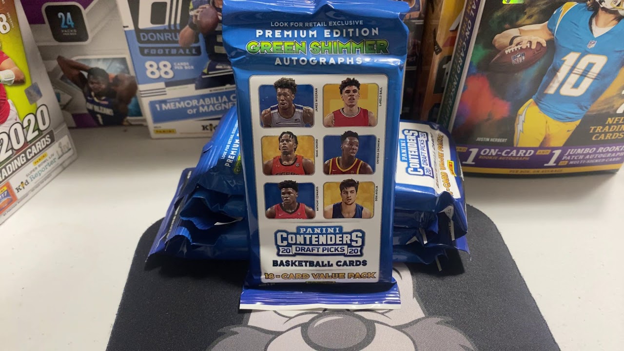 “New Release “ 2020 contenders draft picks cellos ..nice cards Green ...