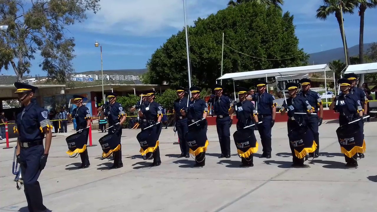 Banda de Guerra CBTis 41 Ensenada - YouTube
