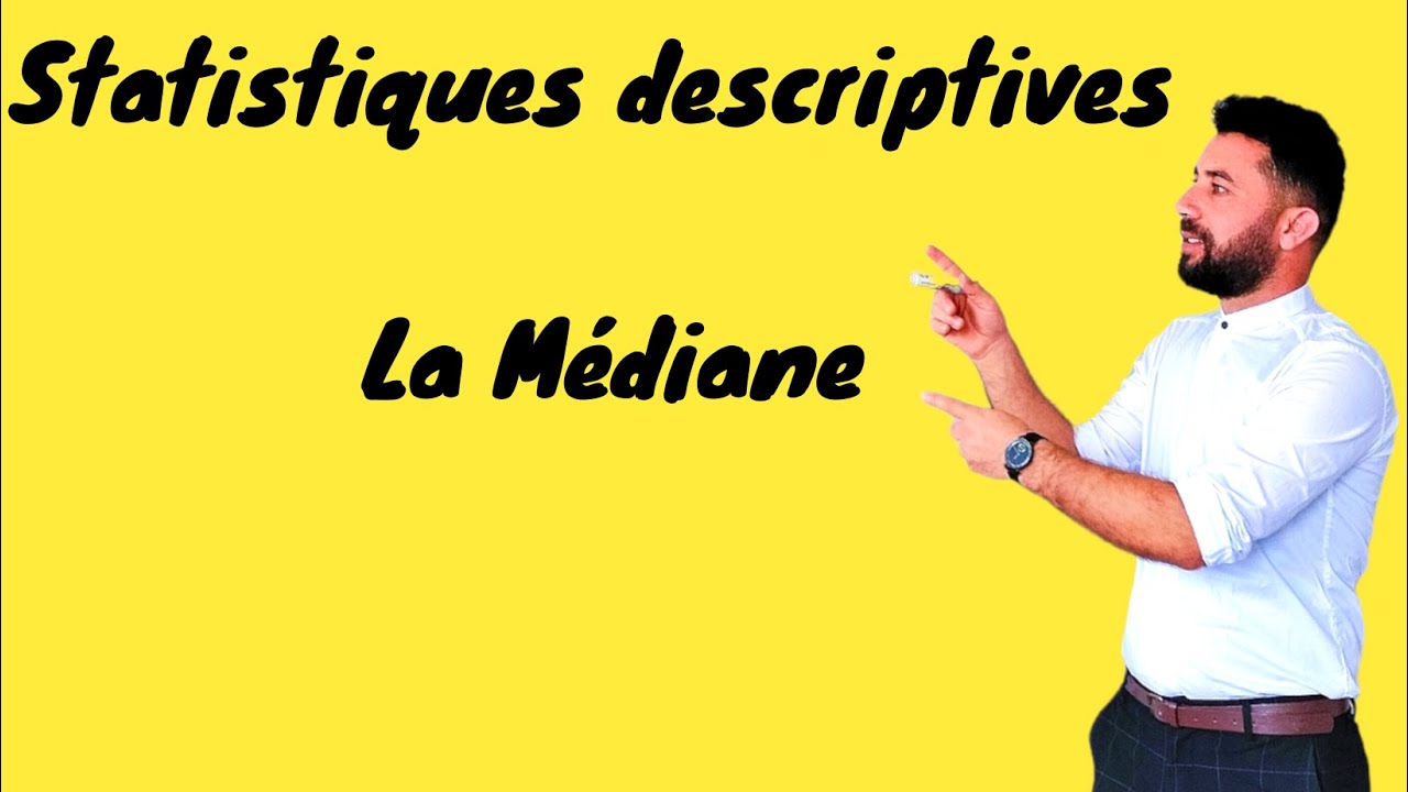 Statistique descriptive: La Médiane définition et calcul - YouTube