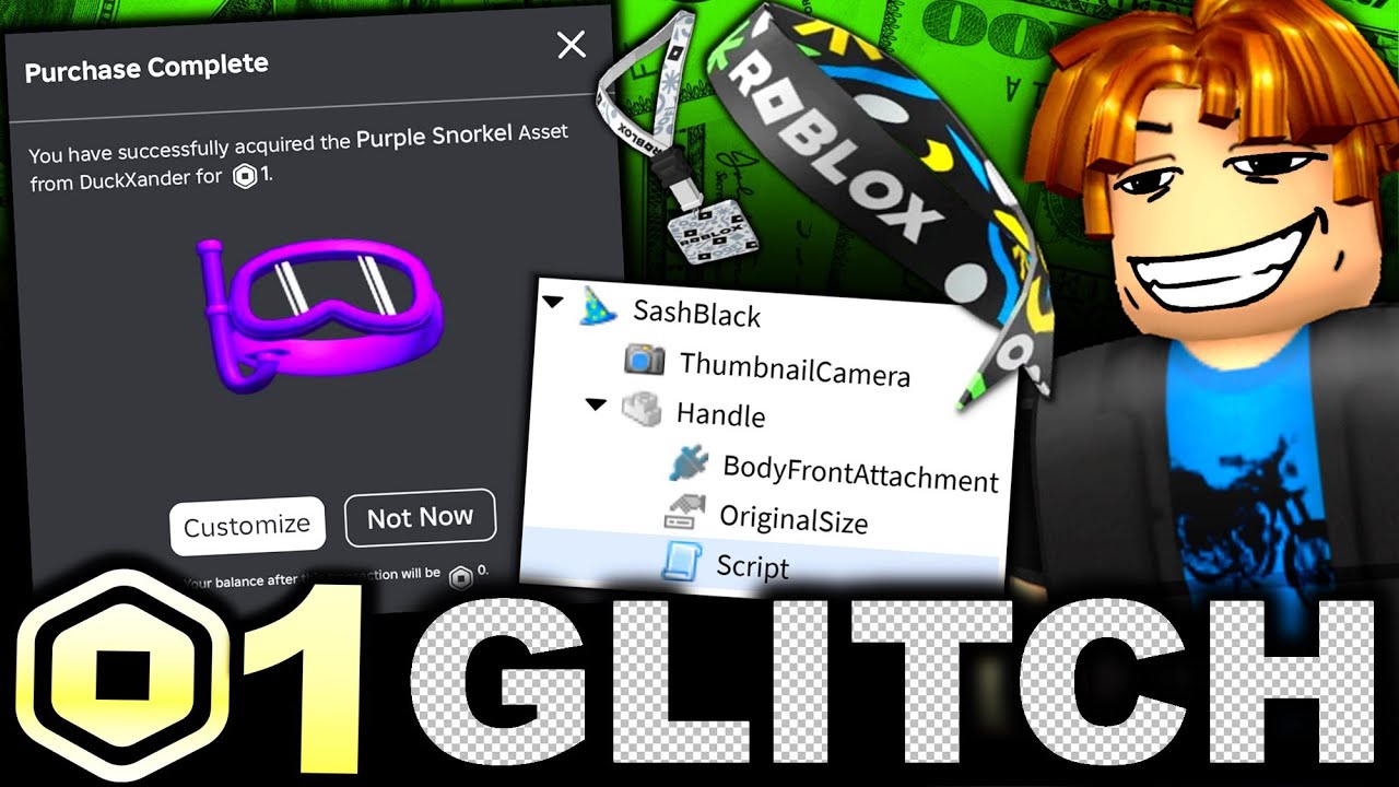 1 ROBUX ACCESSORIES ARE BACK!? GLITCHED ITEMS, LEAKS & MORE! (ROBLOX ...