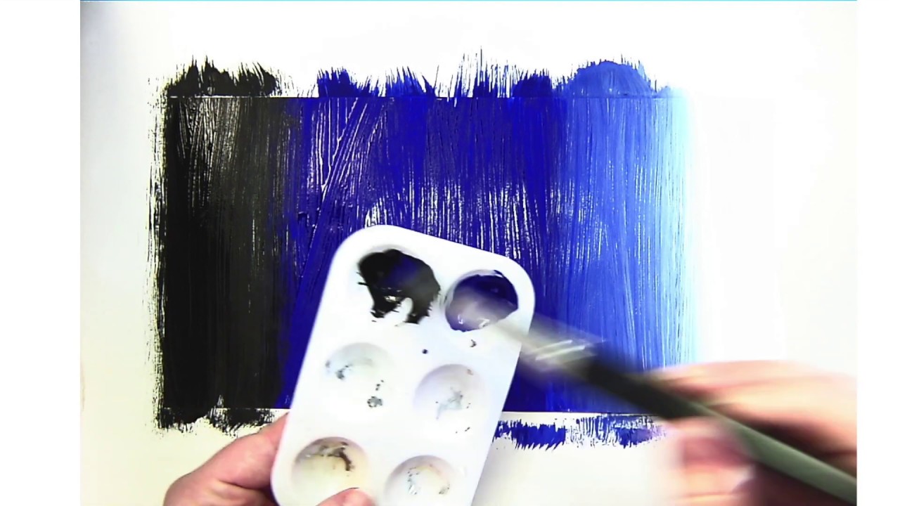 How to Paint an Ombre Gradient - YouTube