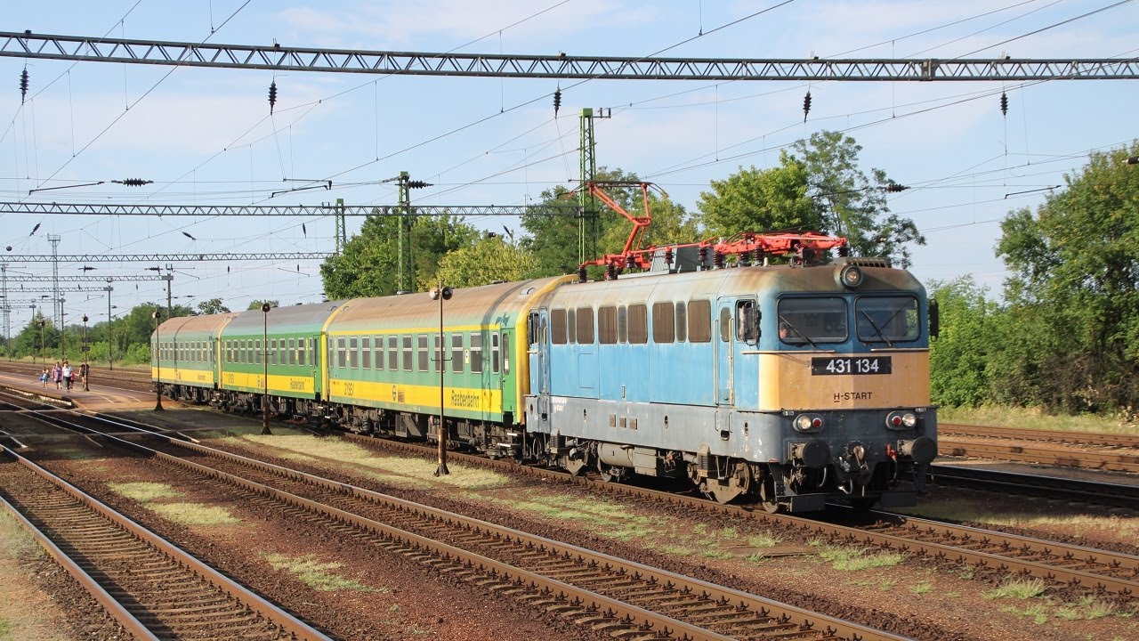 Hungarian Railways Boba station local trains, Magyar tartó vonatok Boba ...