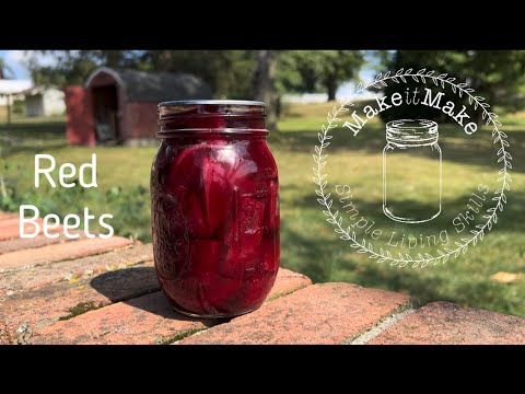 Canning pickled beets! - YouTube