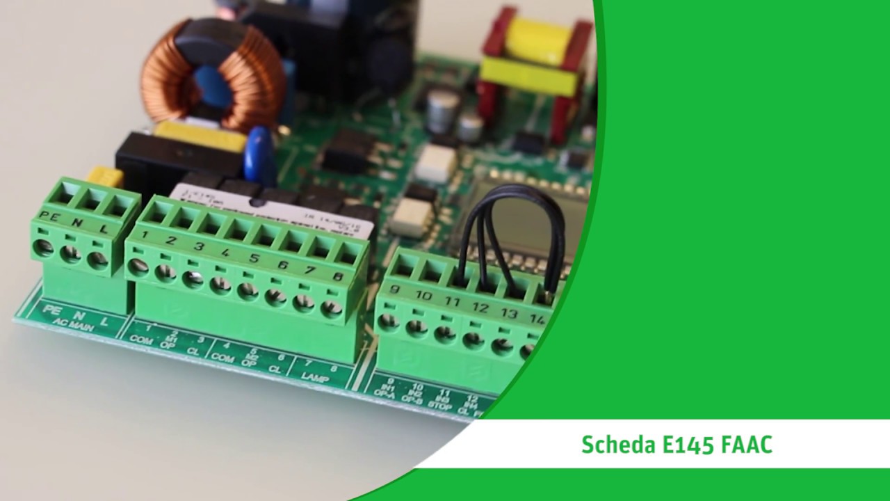 Faac E145 compatibile con tutte le riceventi e tutte le fotocellule | Sacchi Elettroforniture ...