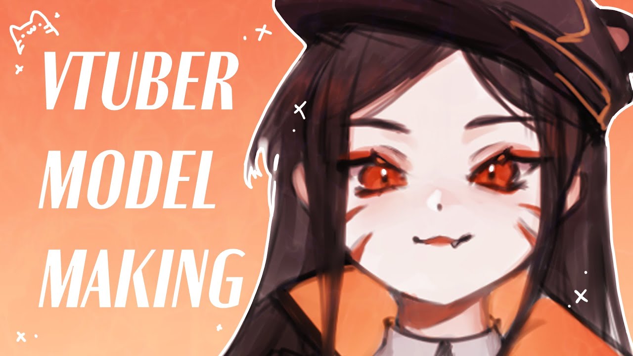 Drawing a VTuber Model Art Stream - YouTube