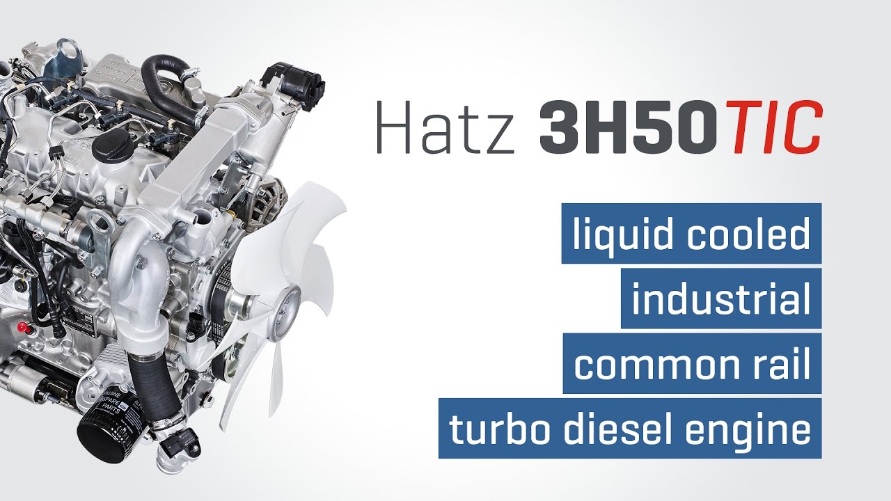Hatz 3H50TIC industrial diesel engine – a class of its own - YouTube