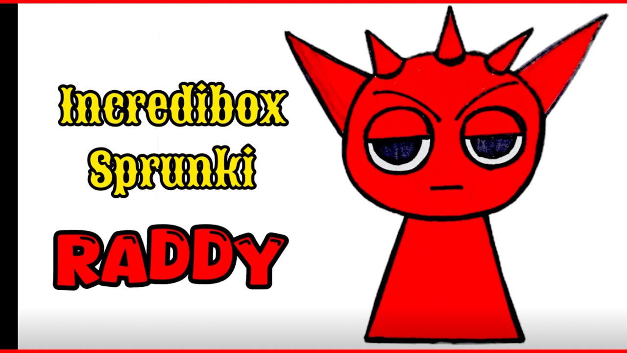 How to Draw Raddy from Incredibox Sprunki | Easy Drawing Tutorial - YouTube