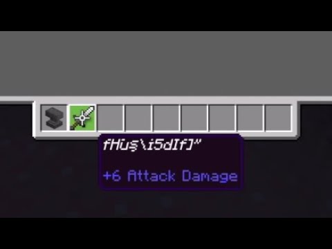 How to make a glitchy sword - Minecraft - YouTube