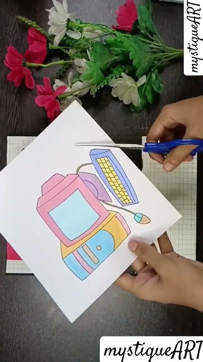 Information Technology/ Computer project file decoration idea #shorts # ...