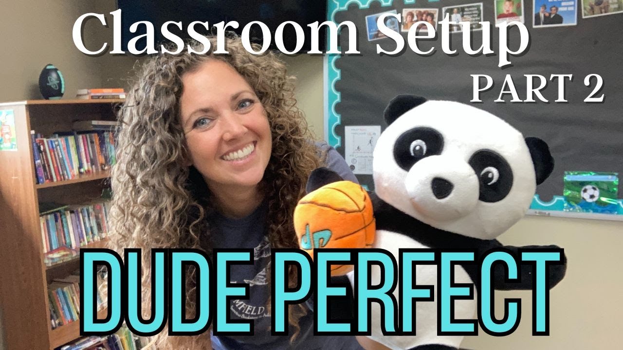 Dude Perfect Middle School Classroom Setup PART 2 - YouTube