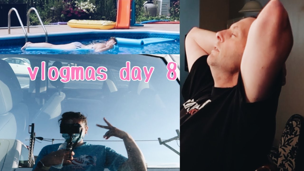 private pool with Logan & costco shopping (vlogmas day 8) - YouTube