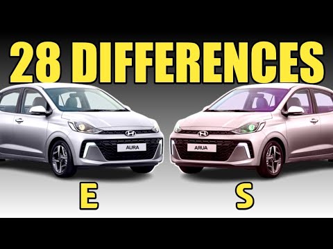 Updated 2023 Hyundai Aura E Base Model vs S 2nd Base Model Comparison ...