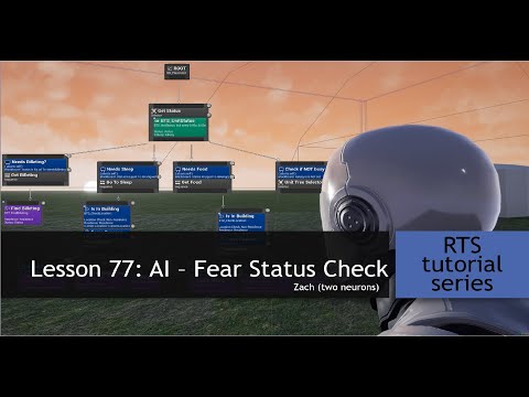 8.77 AI - Fear Status Check & (Dis)Enable Unit Movement  [UE4 - RTS Tutorial]