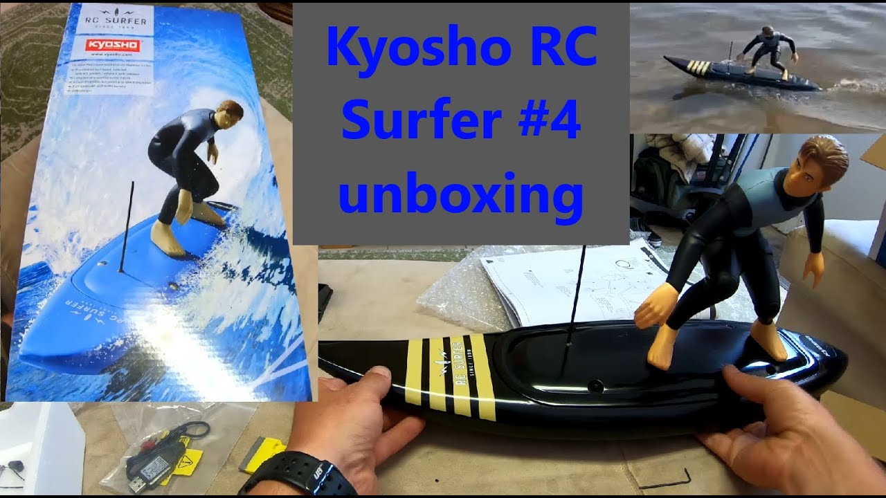 kyosho rc surfer 4 unboxing - YouTube
