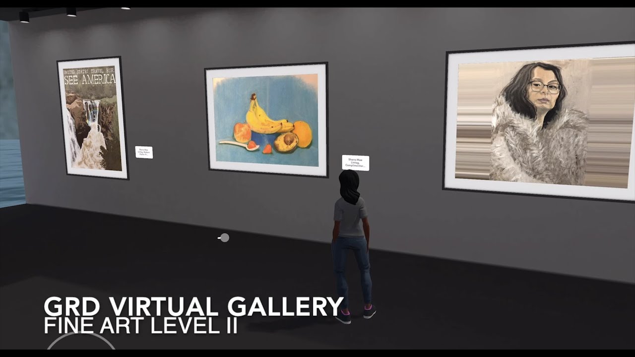 GRD Virtual Gallery LoFi Walkthrough - YouTube