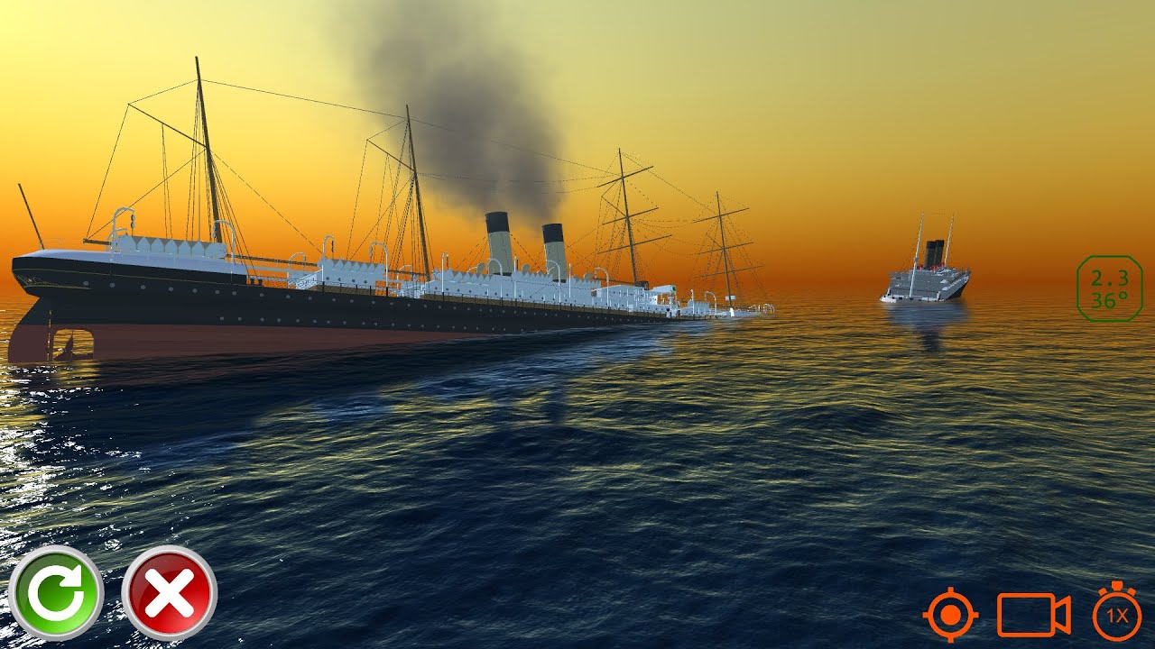 SS Britannic vs Passenger Ship - Ship Handling Simulator - Ship Mooring ...