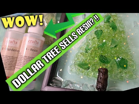 What!? Dollar Tree Has Resin Now! Christmas Crafting! - YouTube