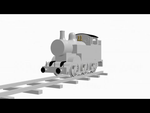 3D Thomas The Tank Engine Model Test 1