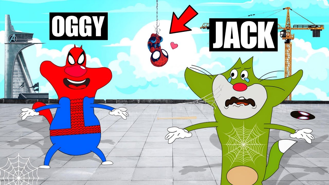 ROBLOX OGGY BECOME SPIDER MAN WITH JACK | OGGY GAME - YouTube