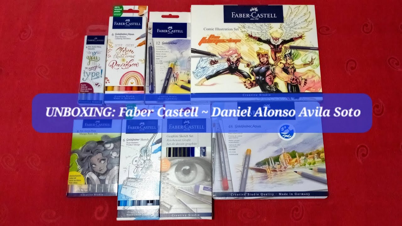 UNBOXING TIME 🤩🎨🎁🎉 I won a Faber Castell contest! 👨🏻‍🎨 ...