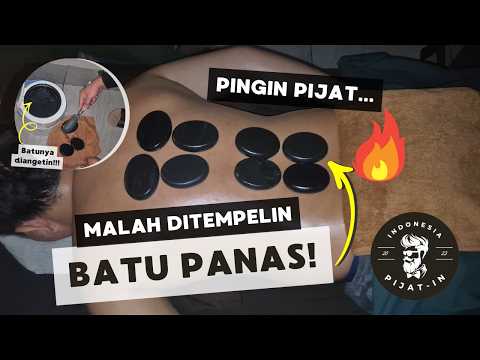 Terapi Pijat Batu Panas! | ASMR Massage