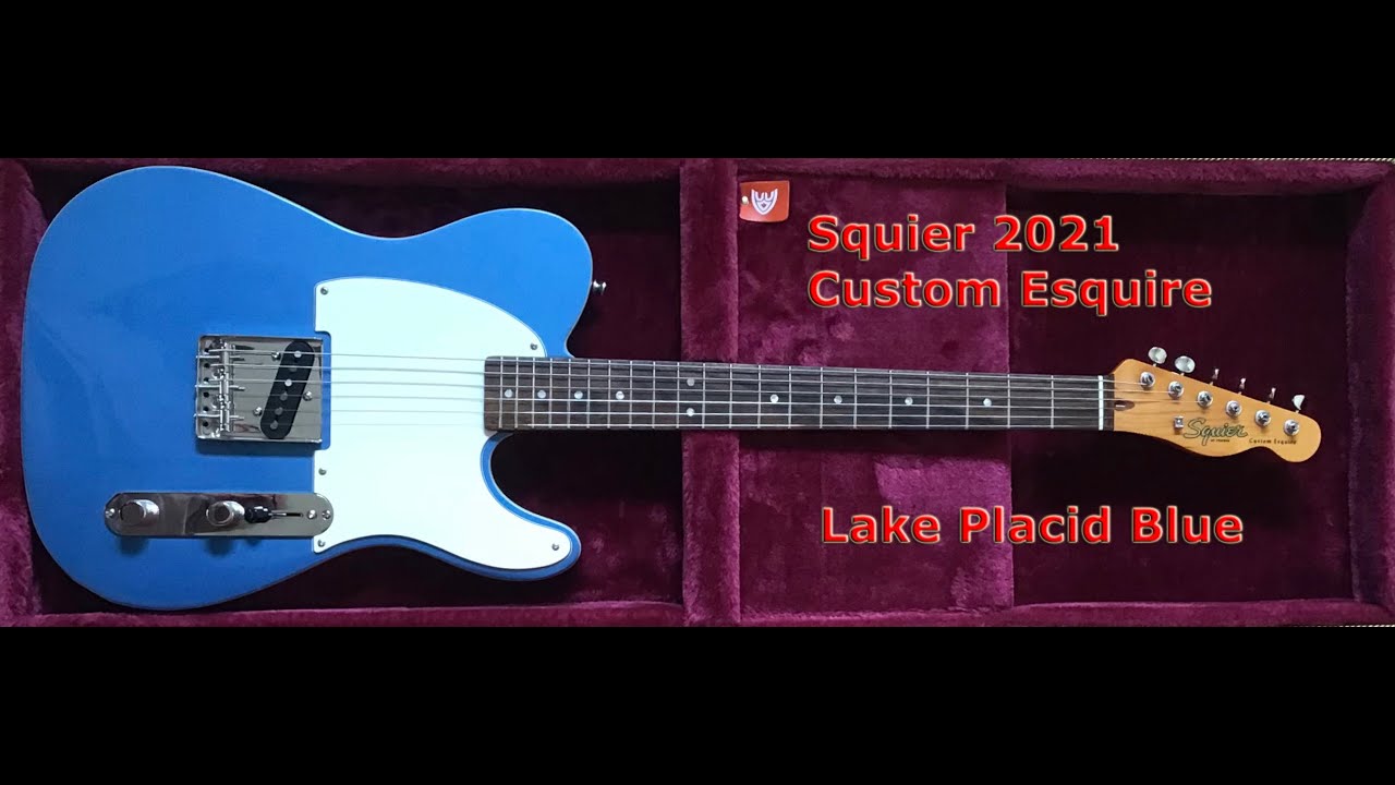 Squier 2021 Custom Esquire ... BLUEY'S ROCKABILLY BLUES - YouTube
