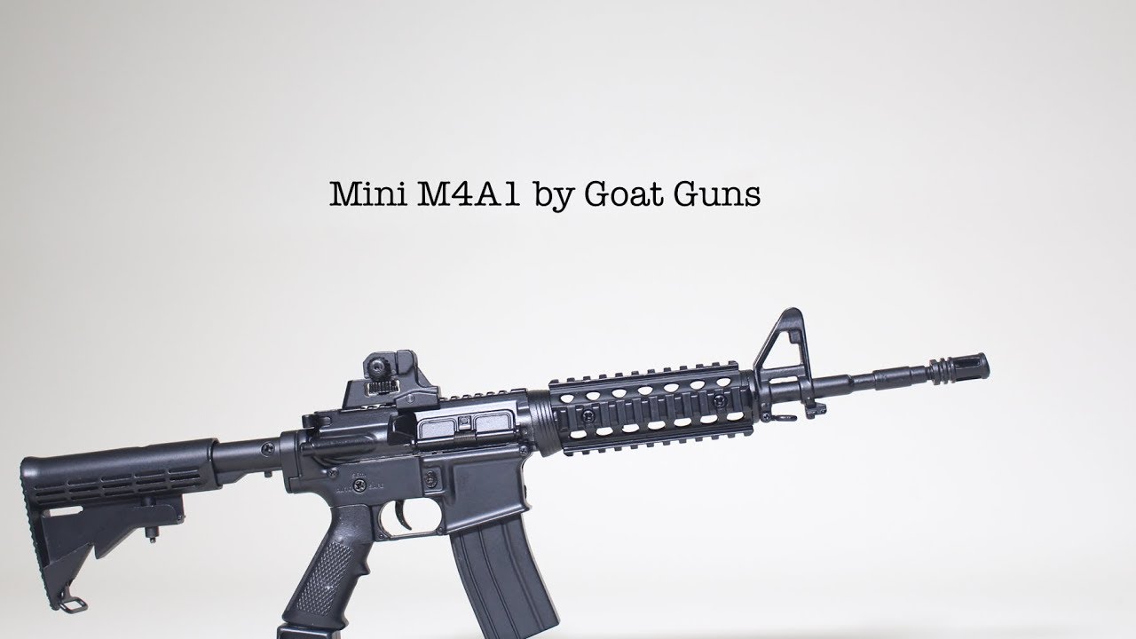 Realistic Mini AR15 by Goat Guns 11" - YouTube