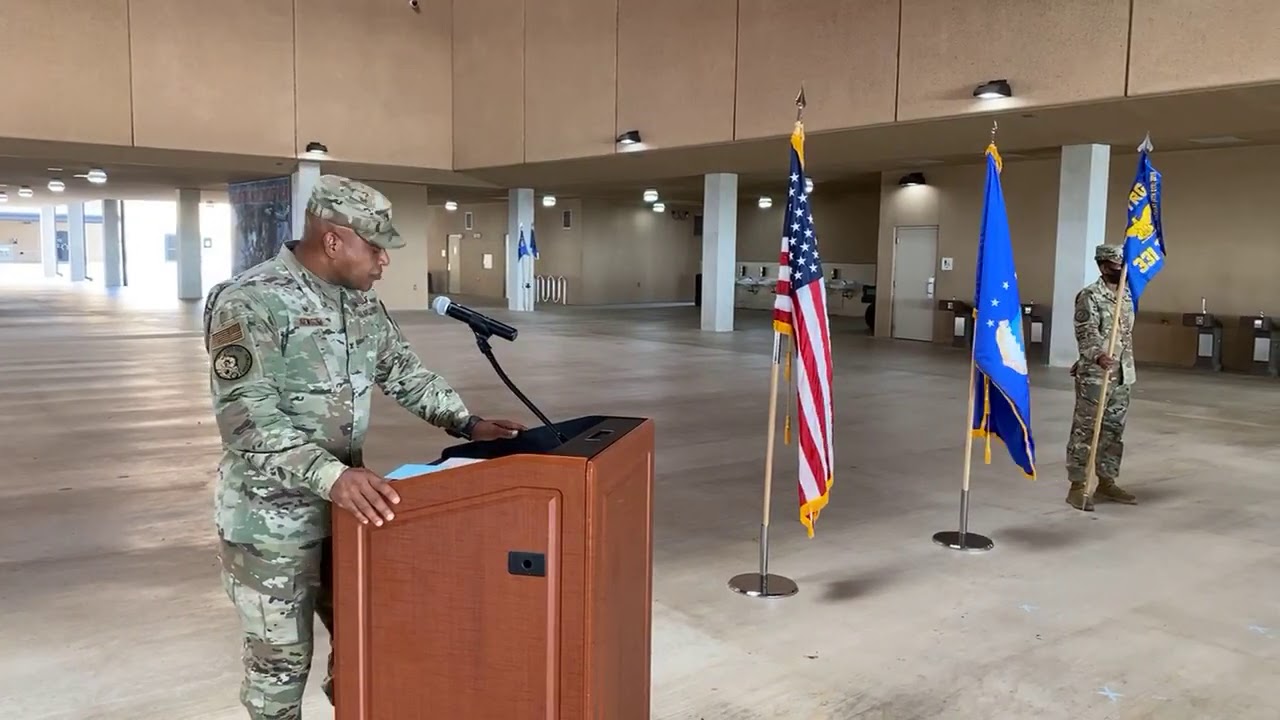 331st Training Squadron Assumption of Command, 12 Aug 2020 - YouTube