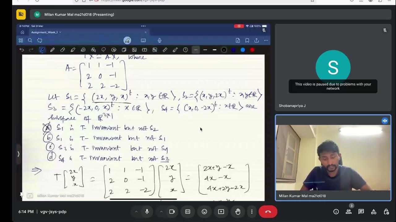 Live Tutorial Session 7 | NPTEL noc25_ma03| Advanced Linear Algebra - YouTube
