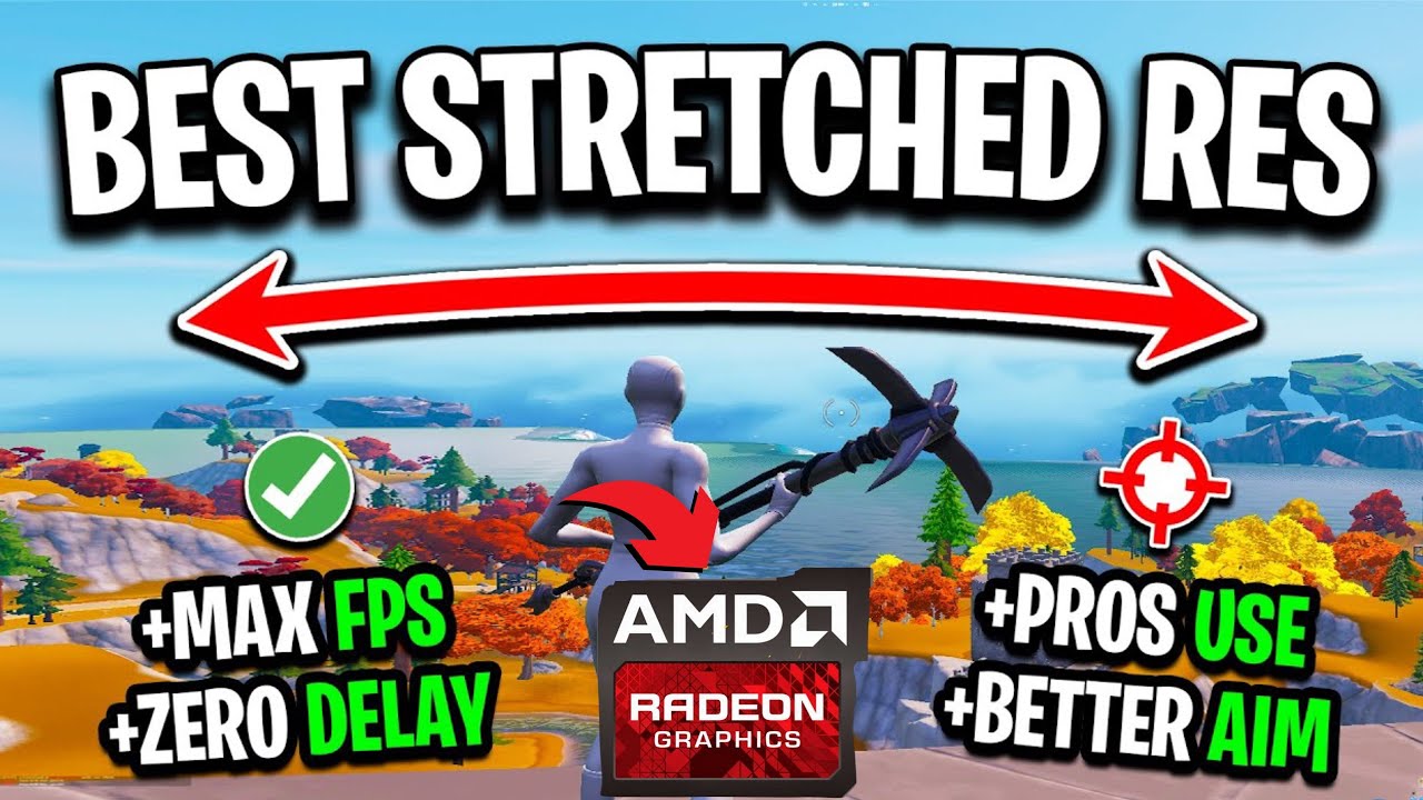 How to stretch Fortnite on Amd *2023 and get Better Performance🔥 - YouTube