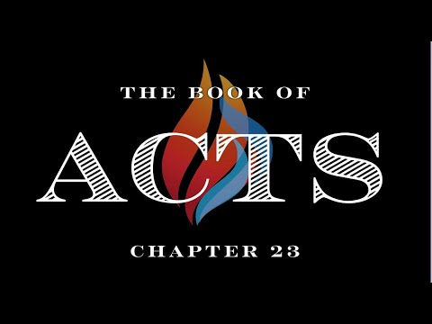 The Book of ACTS : Chapter 23 - YouTube