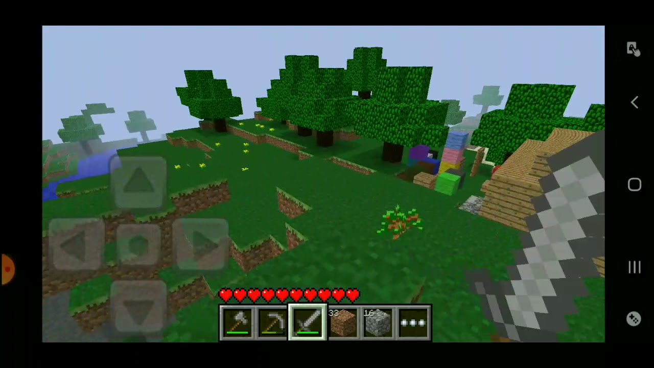 Jugando Desde la versión más antigua de Minecraft - YouTube