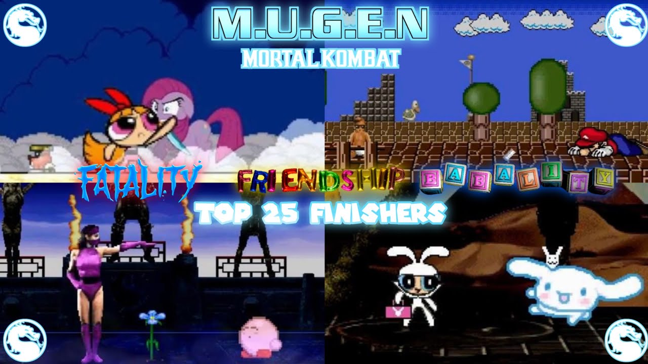 M.U.G.E.N Mk & PPG Top 25 Finishers - YouTube