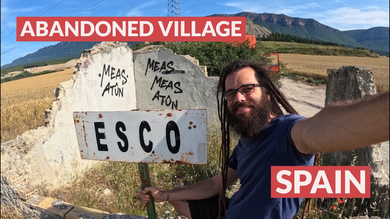 Escó - Visiting an abandoned village - Spain - YouTube