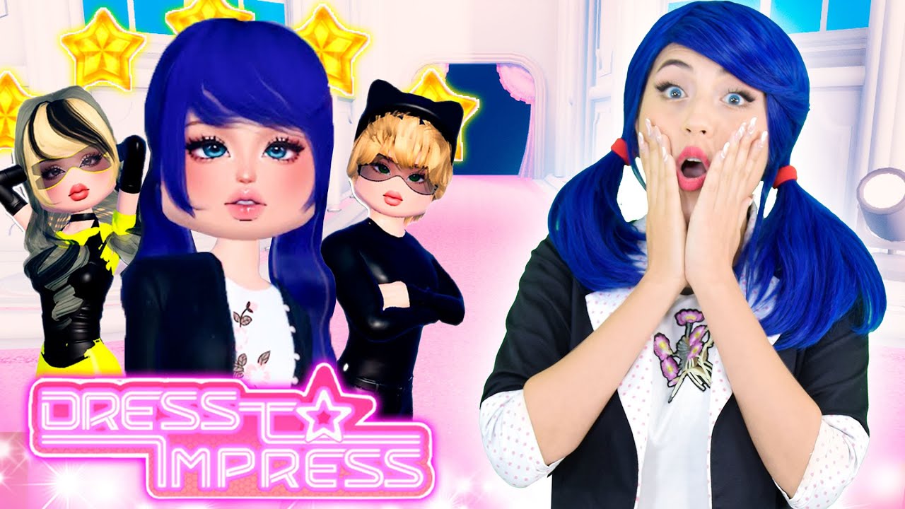 MARINETTE JUEGA DRESS TO IMPRESS 😱 La mejor FASHIONISTA de MIRACULOUS 😍 ...