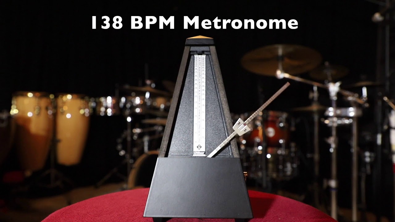 REAL Metronome - 138 bpm - Wittner Model No. 806m - YouTube