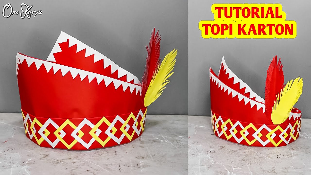 Cara membuat topi 17 Agustus dari karton TOPI karnaval merah putih ...