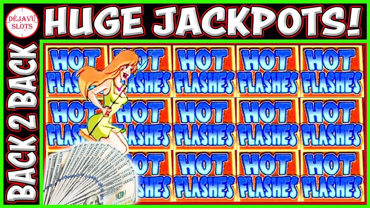 OMG UNBELIEVABLE Back 2 Back HUGE JACKPOTS! Old School Hot Flashes Slot ...
