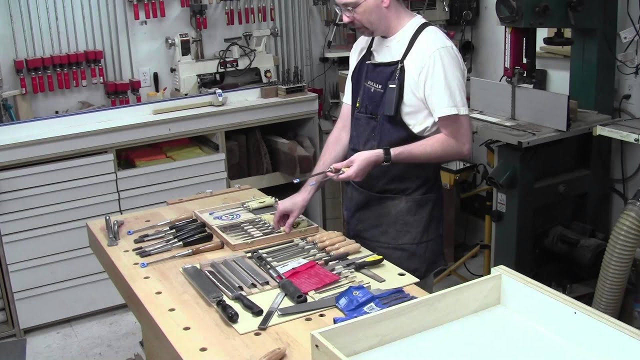 In the Shop - Highly Adjustable File & Chisel Storage - Part 1 - YouTube