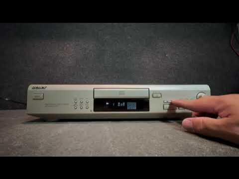 Sony CDP-XE500 CD Player - YouTube