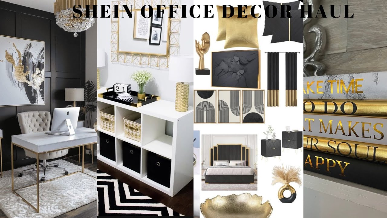SHEIN DECOR HAUL | OFFICE EDITION - YouTube