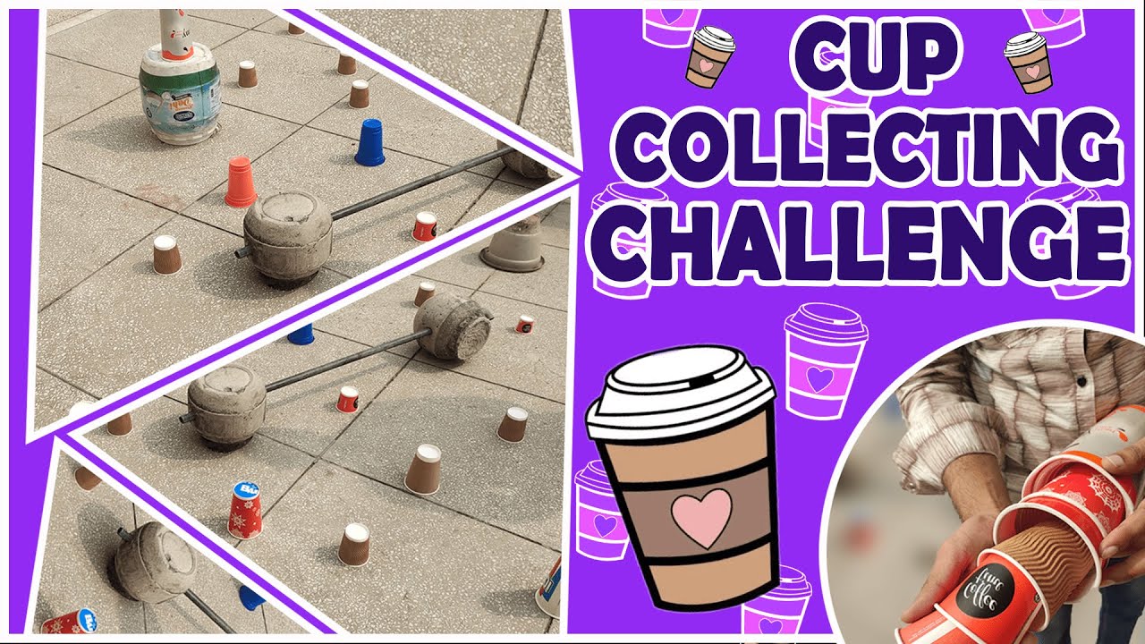 Cup Collecting Challenge....3rd vlog - YouTube