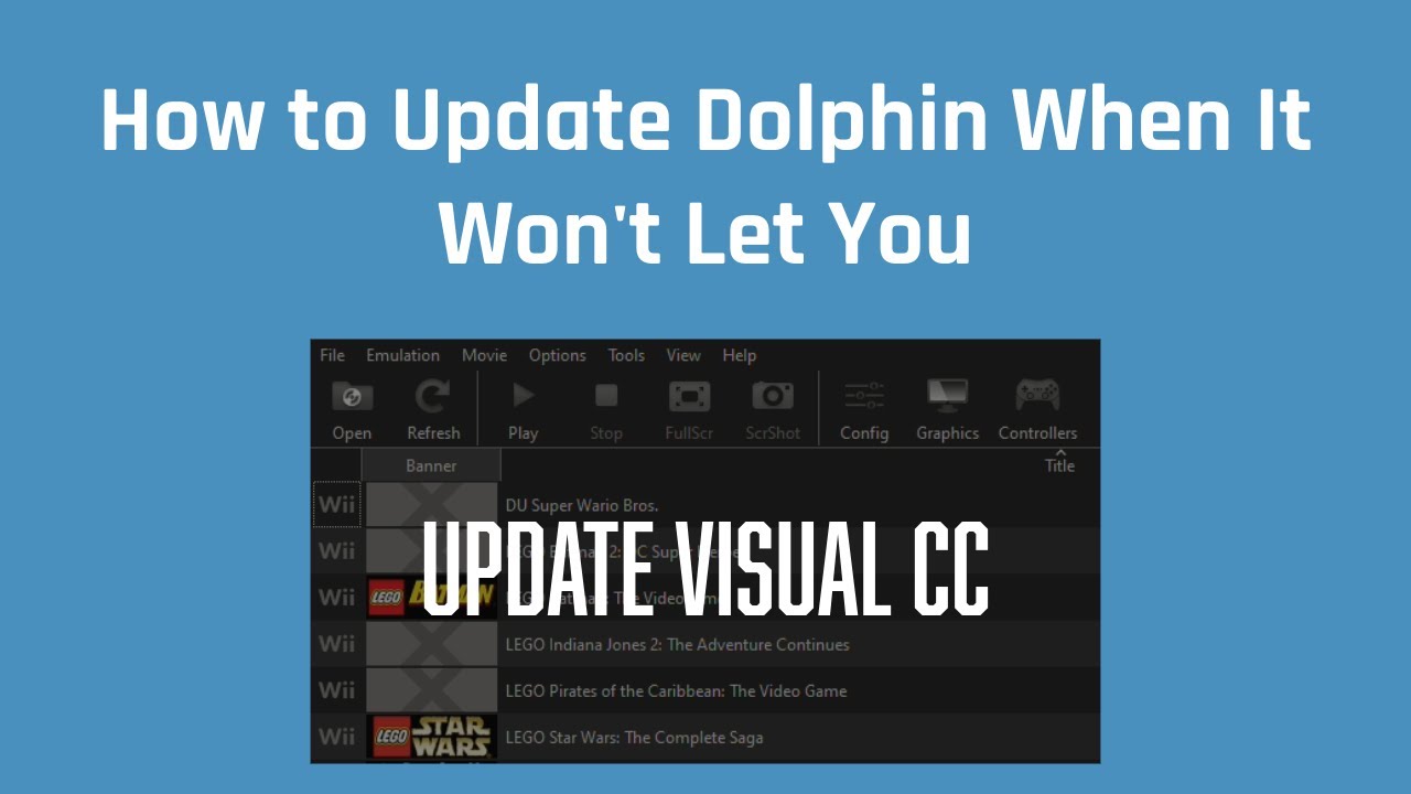 How to Update Dolphin When It Won't Let You - YouTube