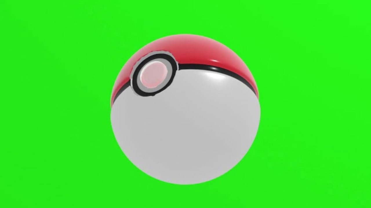 Pokeball Green Screen Rocking Animation | Free Stock Footage - YouTube
