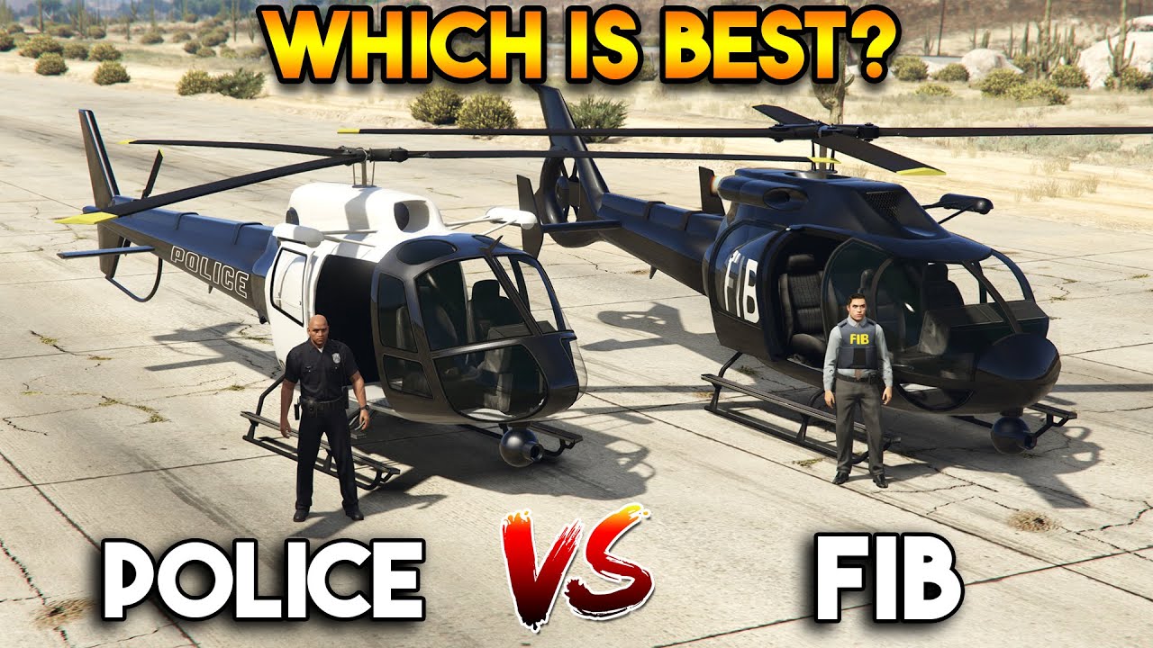 GTA 5 ONLINE : POLICE HELICOPTER VS FIB HELICOPTER (WHICH IS BEST ...