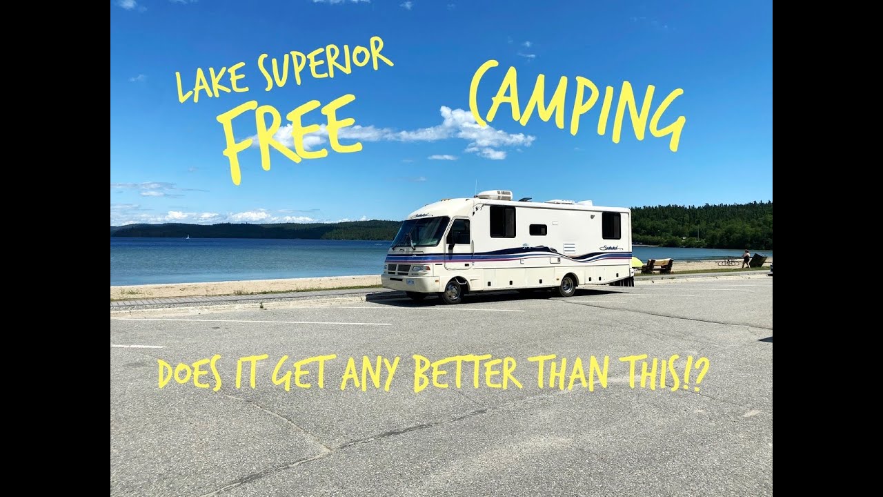 Back at LAKE SUPERIOR || Sandy Beach Wawa Ontario || BEAUTIFUL Views ...