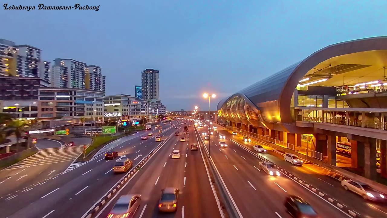 Time-Lapse Puchong New LRT - YouTube