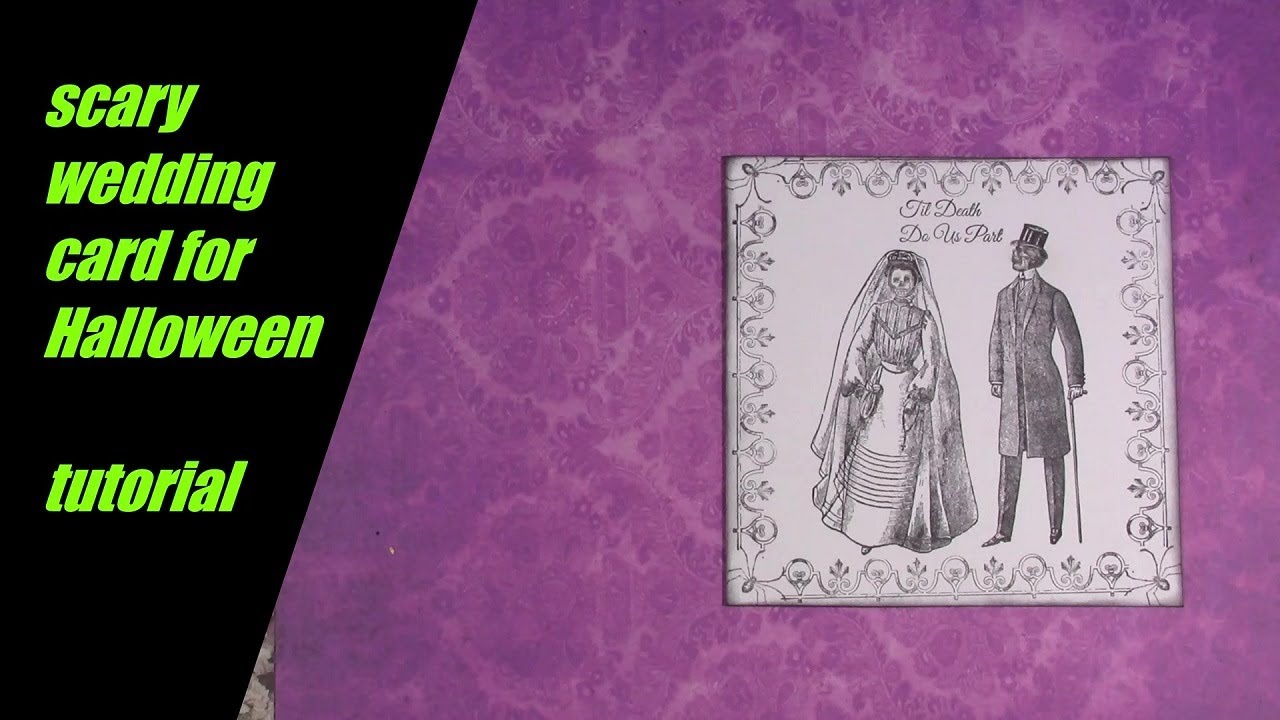 scary wedding card for halloween - YouTube